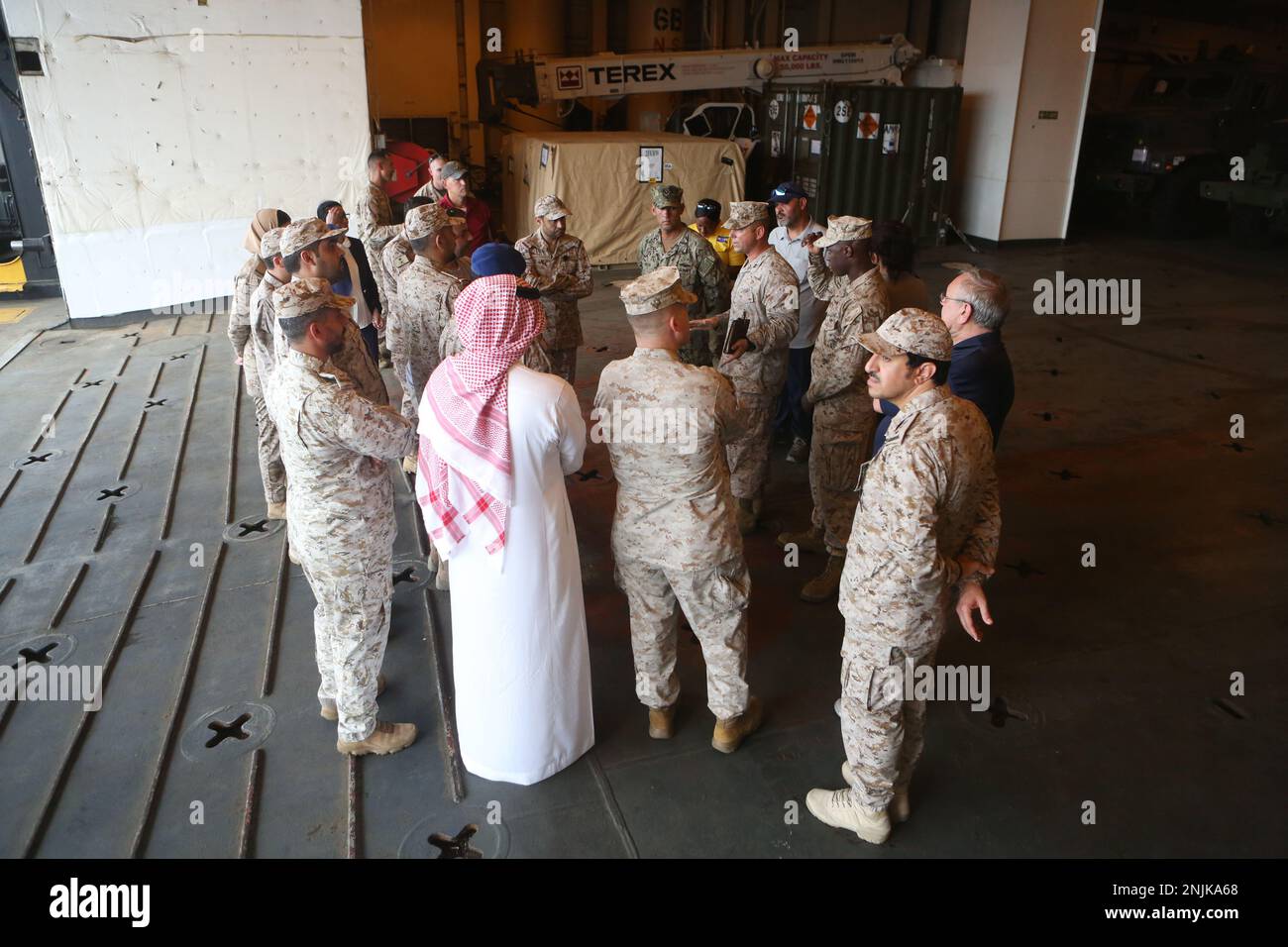 U.S. Marine Corps Capt. Keith Challet, a Maritime Prepositioning Force ...