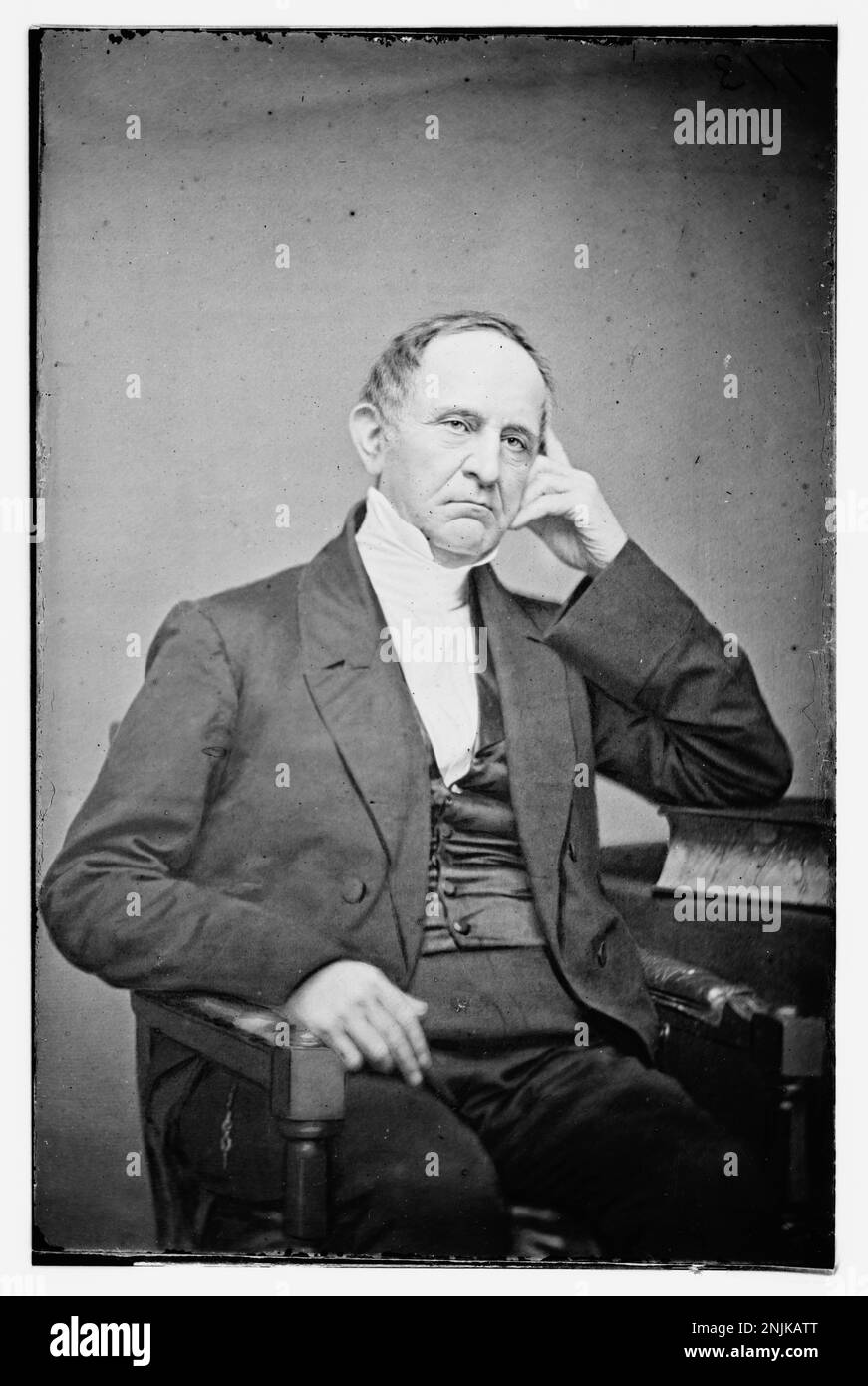Portrait of Rev. Thomas Dewitt, a notable 19th-century religious leader ...