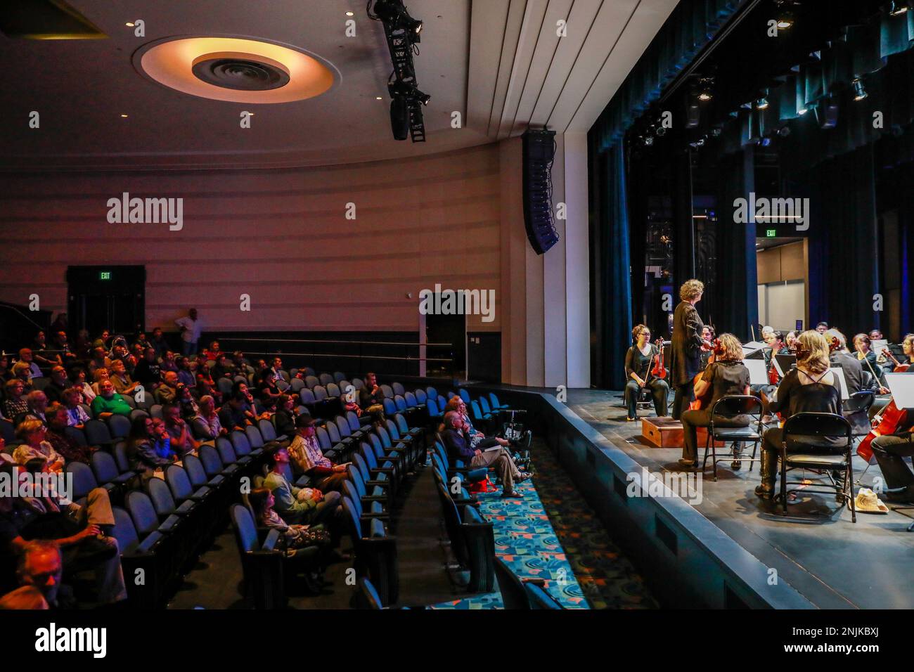 The Presidio Pop-Up Orchestra performs during an open house for the ...