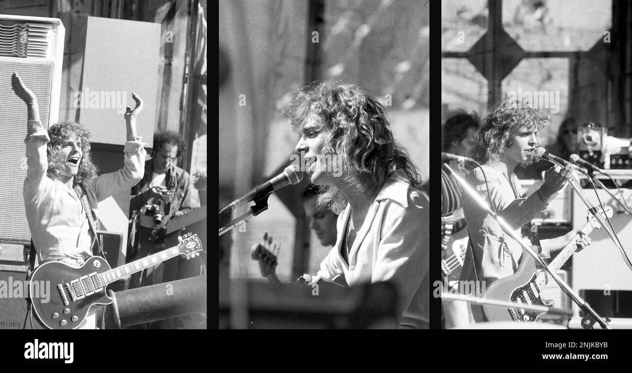 April 25, 1976: Peter Frampton performs an energetic set for a sold out ...