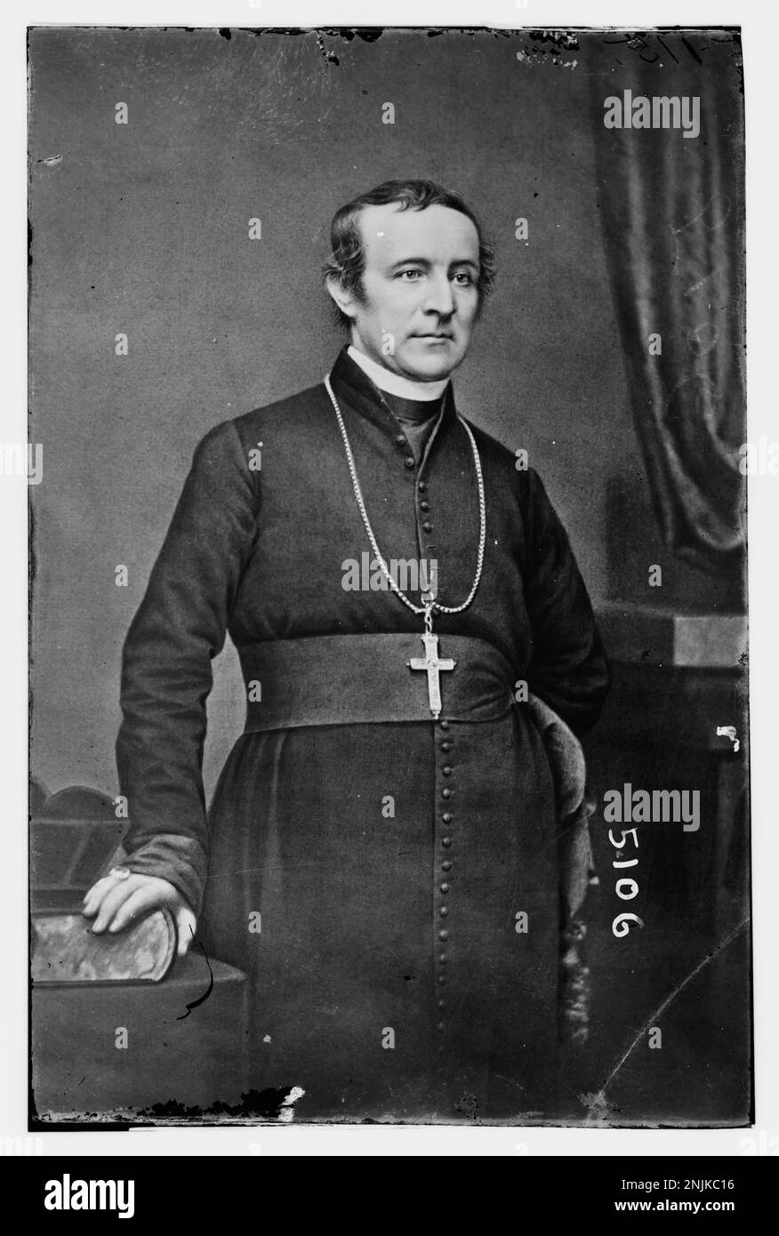 Archbishop Hughes, a prominent Catholic leader in the 19th century ...