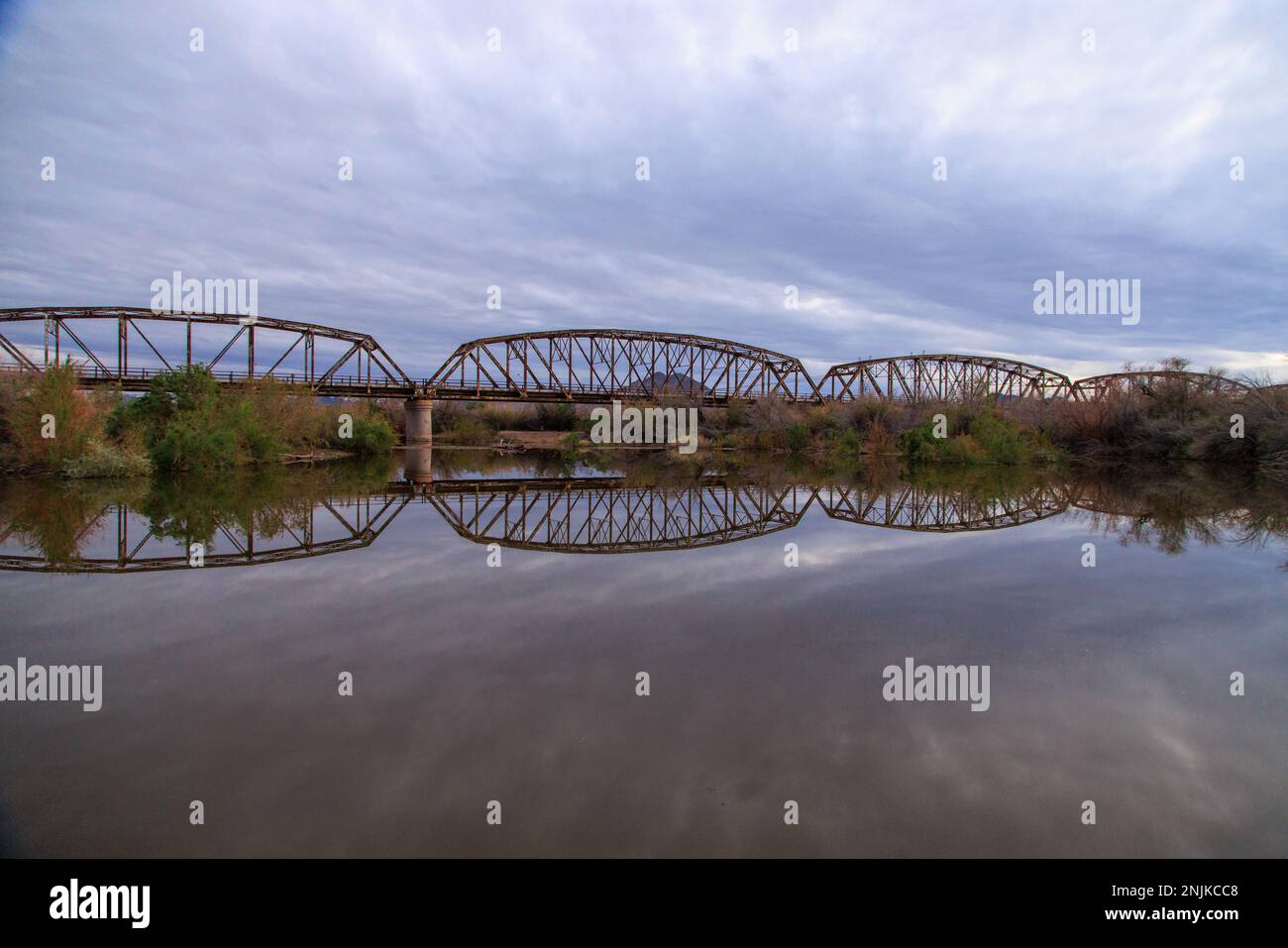 Gillespie Dam Bridge Stock Photo - Alamy
