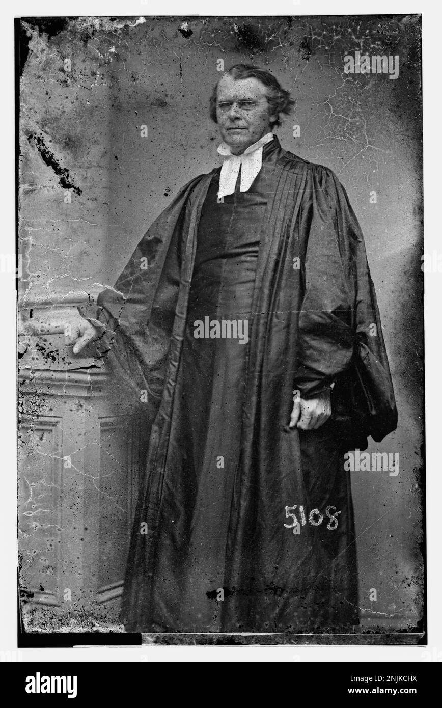 Portrait of Reverend M.S. Hutton, a 19th-century clergyman. Image from ...