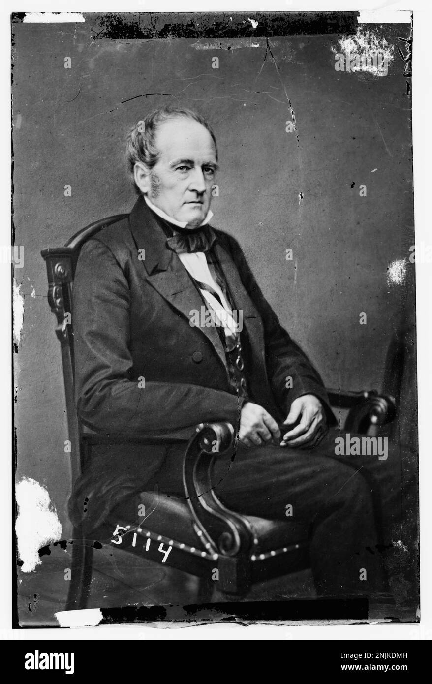 Portrait of Hon. John Bell, a prominent political figure from Tennessee ...