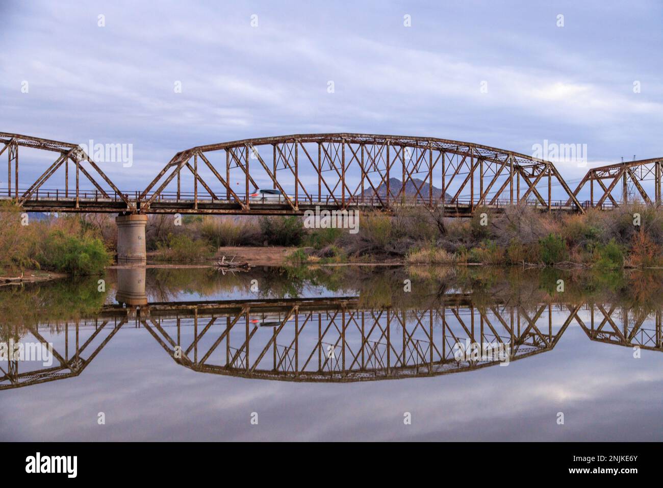 Gillespie Dam Bridge Stock Photo - Alamy