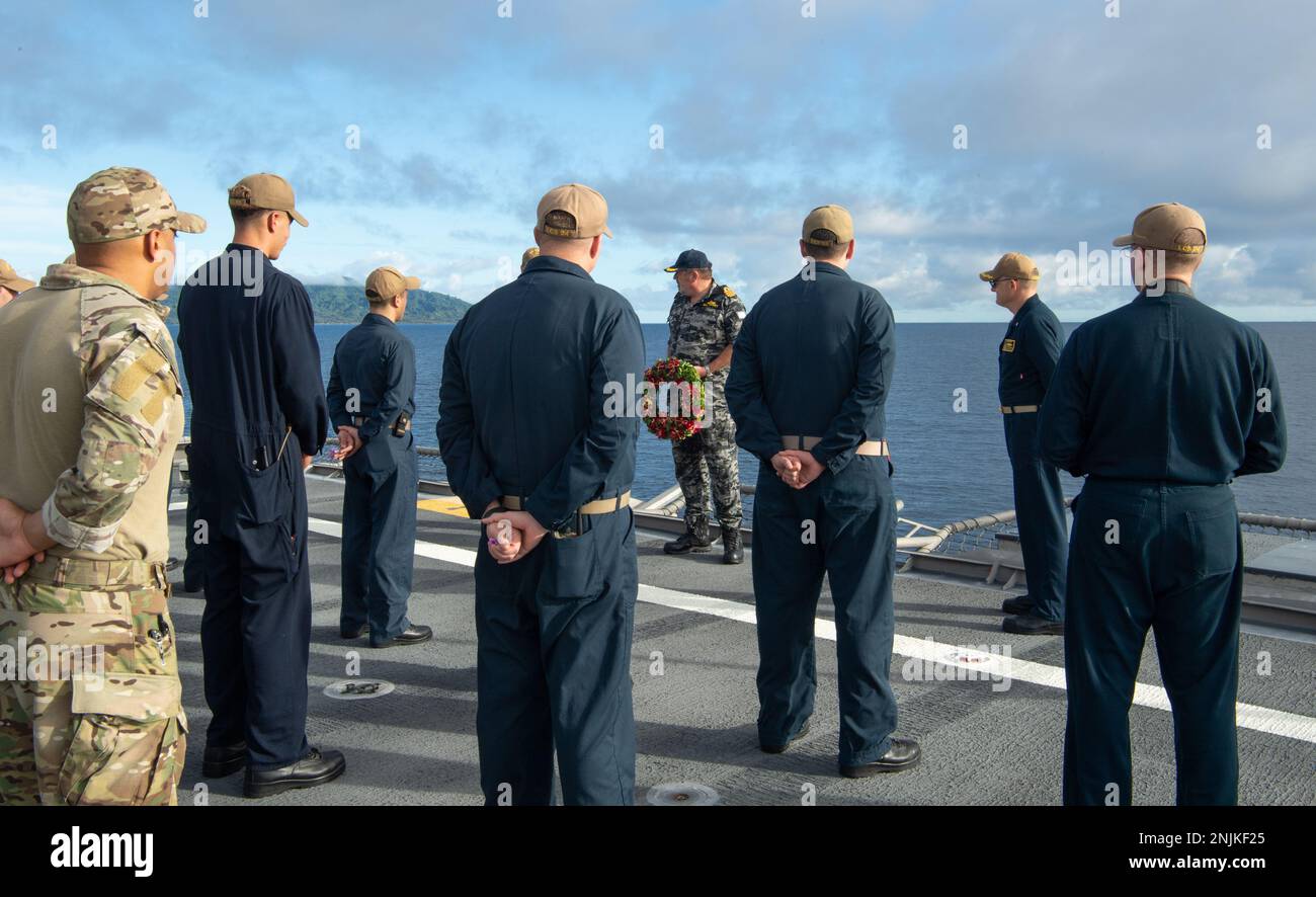 Hmas canberra solomon hi-res stock photography and images - Alamy