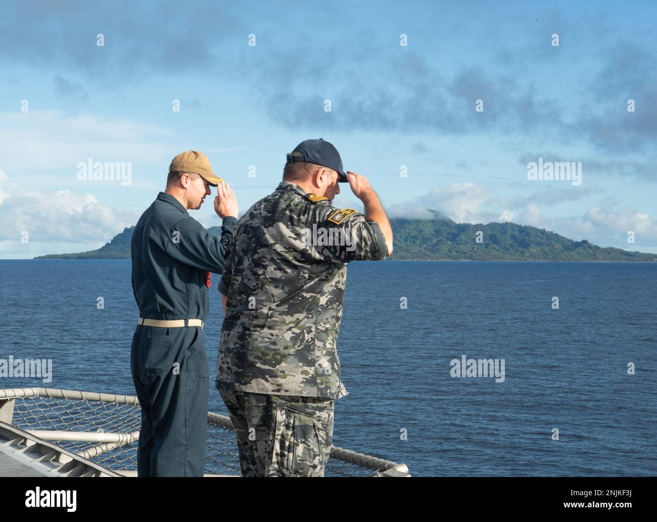 220809-N-CE703-0031 Royal Australian Navy Commander Bill Triffitt ...