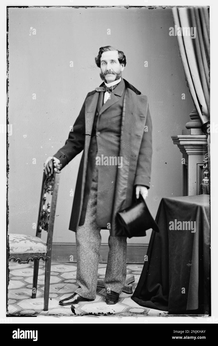 Portrait of George Opdyke, a New York businessman and mayor during the ...