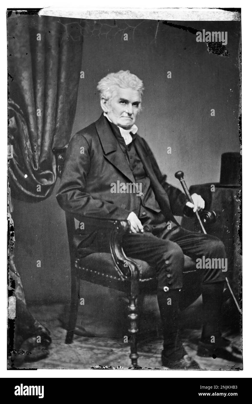 Portrait of Hon. George M. Bibb, a Kentucky politician and statesman ...