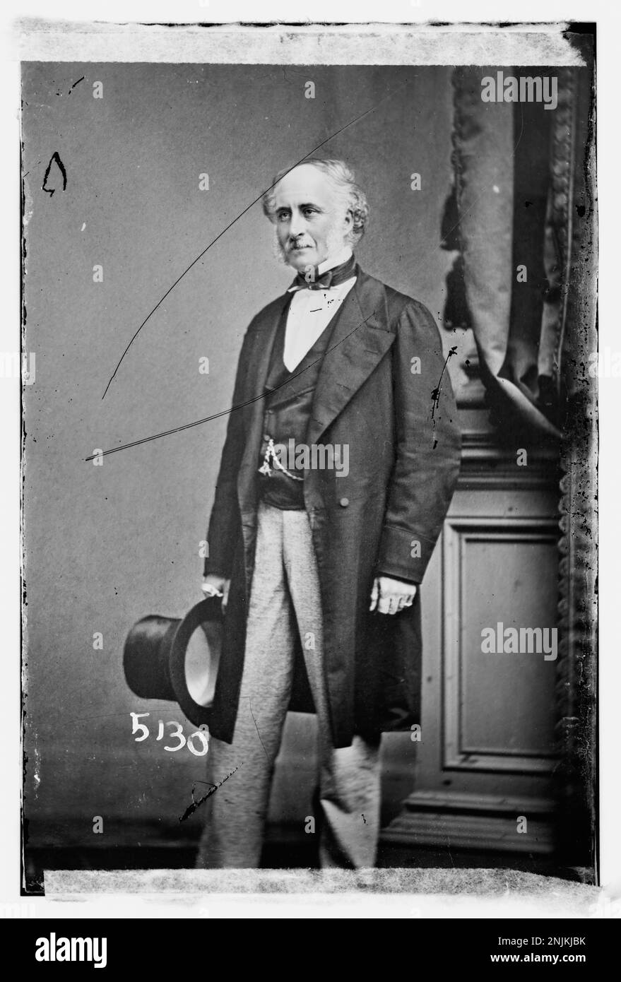 Photograph of Sir Frederick Bruce, a British diplomat. Image from the ...