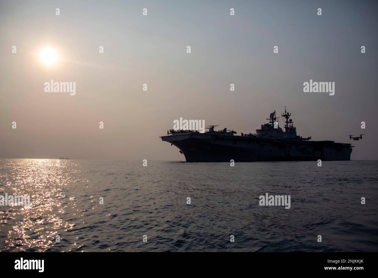 An MV-22 Osprey, assigned to Marine Medium Tilt Rotor Squadron (VMM ...