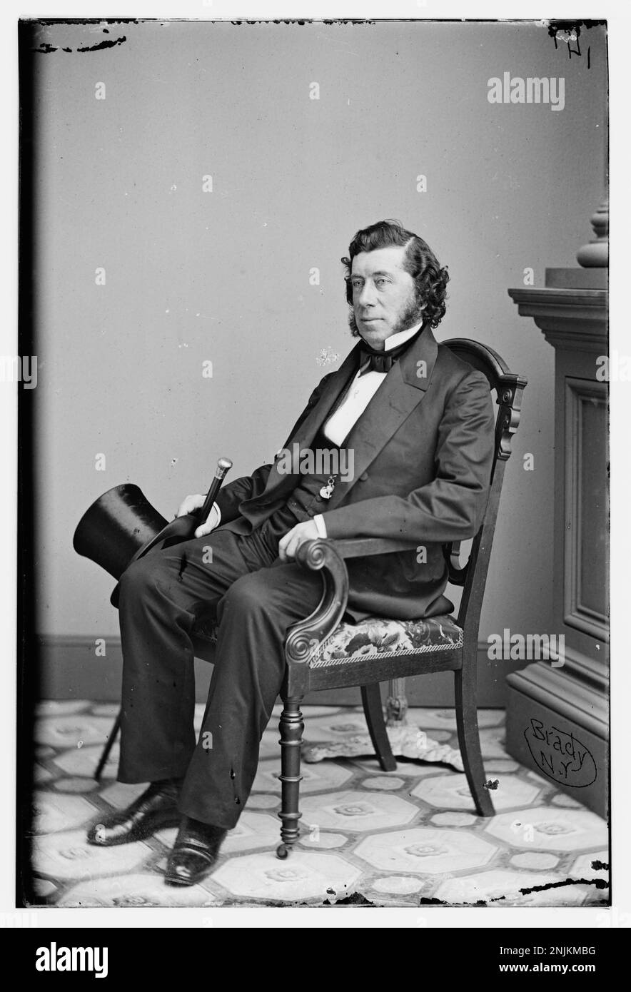 Portrait of Hon. Hamilton Fish, a prominent American politician ...
