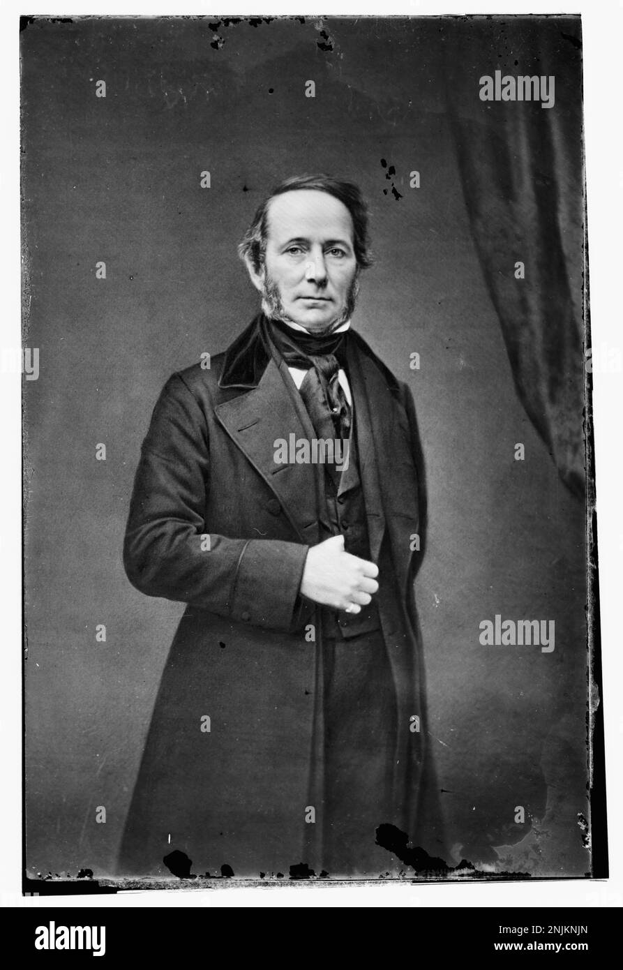 A portrait of Curtis Noyes, a 19th-century figure. This image is part ...
