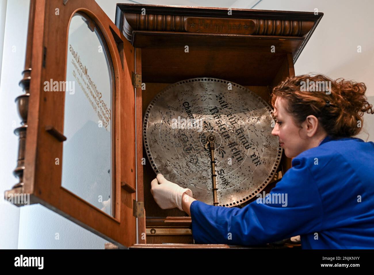 PRODUCTION - 14 February 2023, Brandenburg, Wittstock/Dosse: Katharina ...