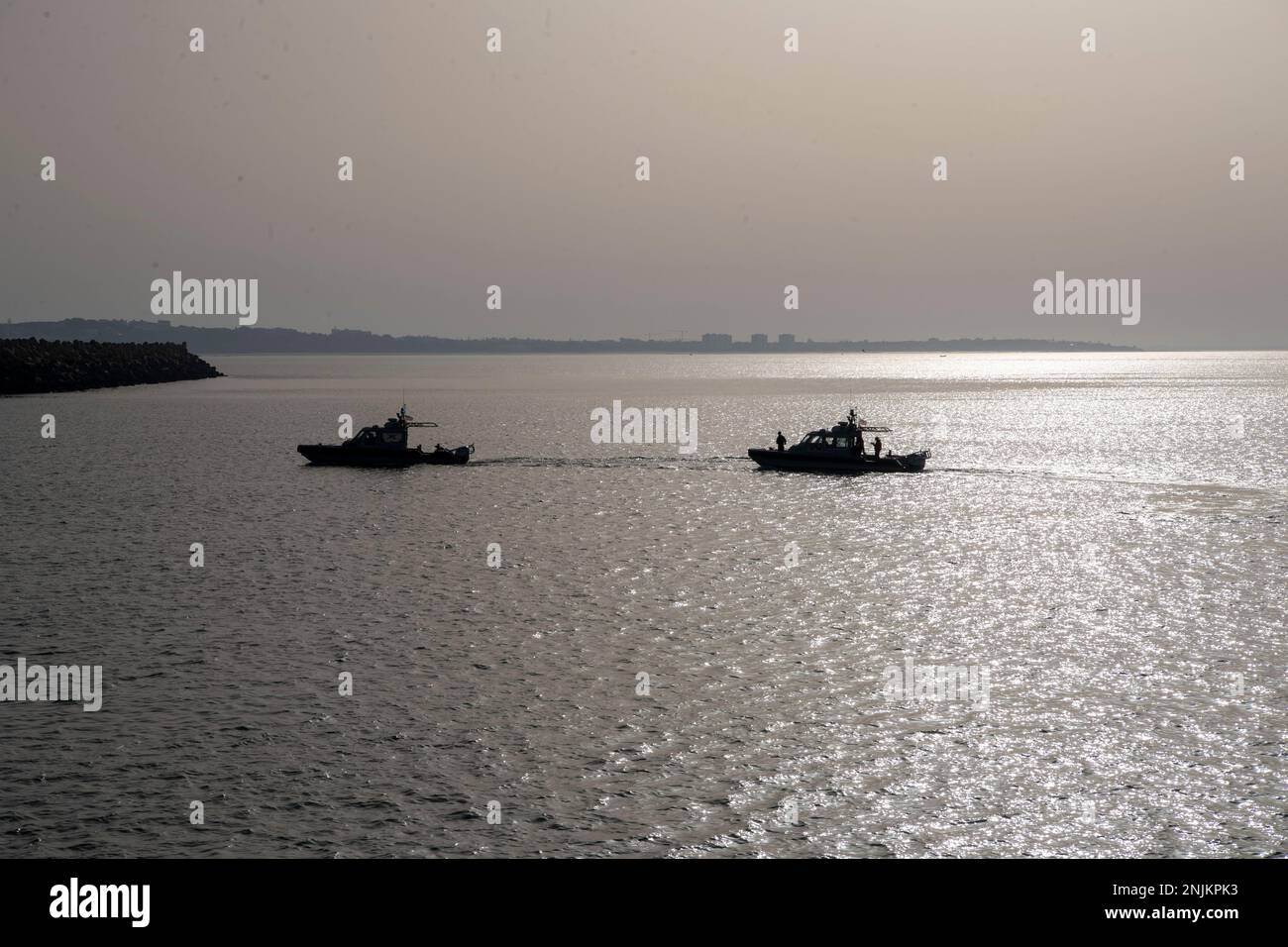 NAVAL STATION ROTA, Spain (February 22, 2023) A Harbor Patrol boat ...