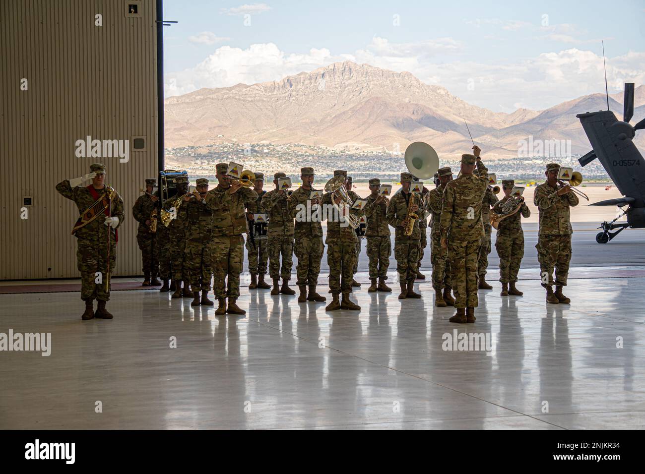the 1st Armored Division Band performed brilliantly as the Combat ...