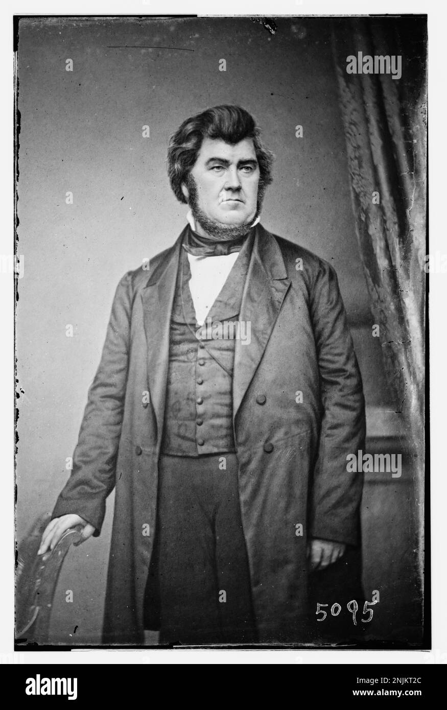 Portrait of George Law, an important historical figure in American ...