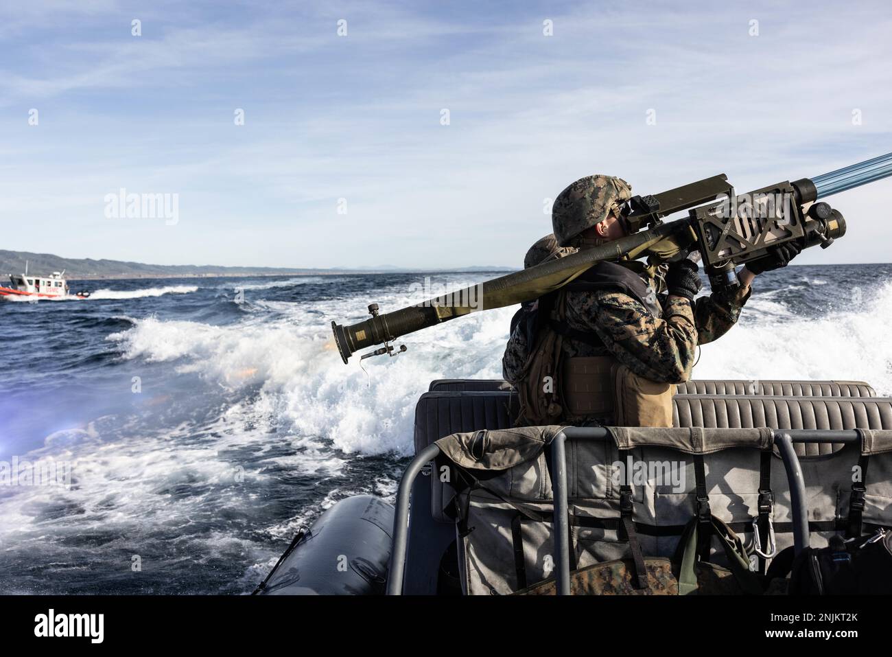 U.S. Marines with 3rd Low Altitude Air Defense Battalion, Marine Air ...