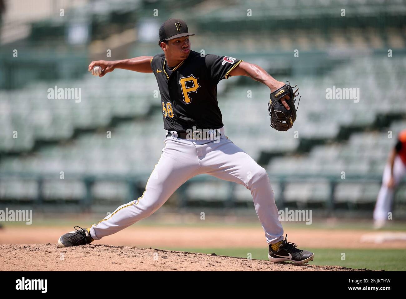 FCL Pirates pitcher Miguel Diaz (58) during a Florida Complex League ...