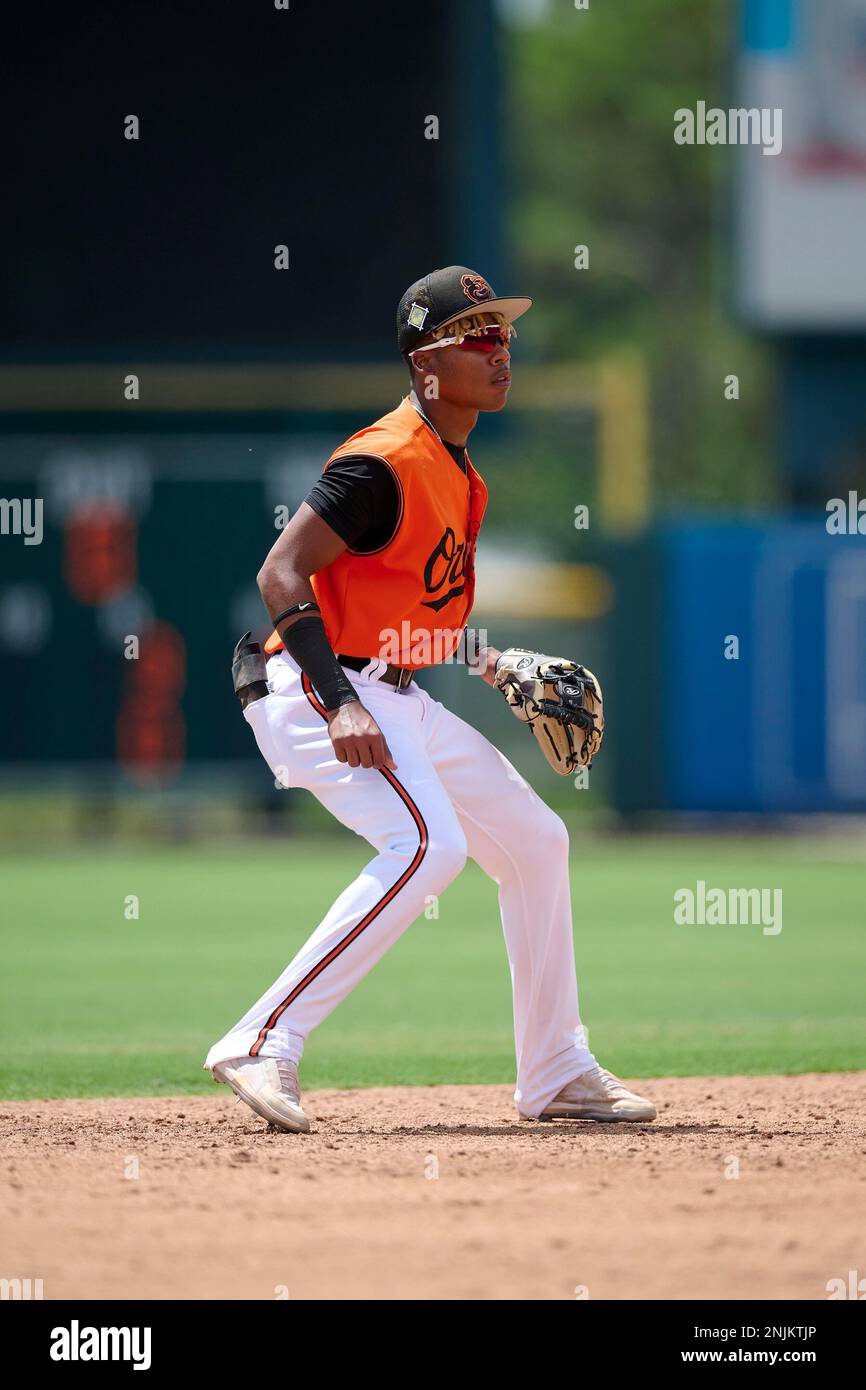 FCL Orioles shortstop Victor Gonzalez (44) during a Florida Complex ...