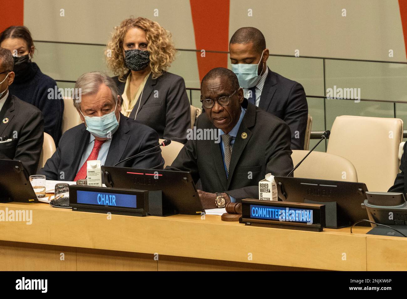 Senegal Ambassador Cheikh Niang speaks at meeting Committee on the ...