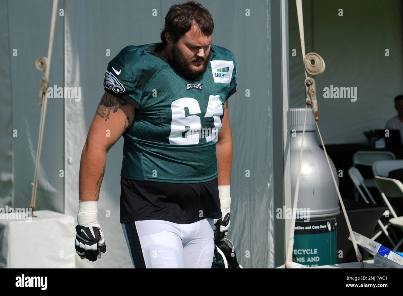 PHILADELPHIA, PA - AUGUST 02:Philadelphia Eagles guard Josh Sills (61 ...
