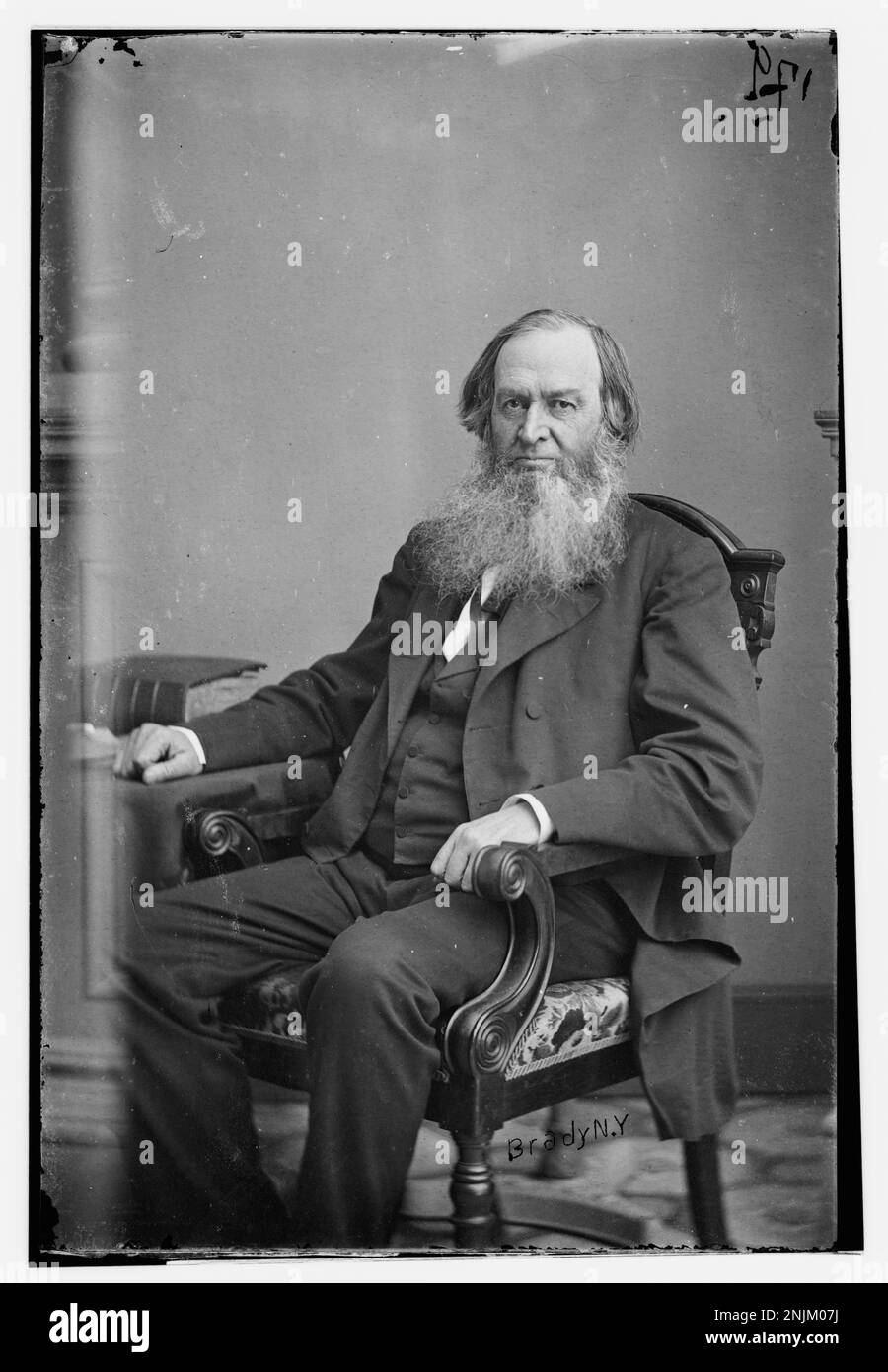 Portrait of Hon. Gerrit Smith, a prominent 19th century political ...