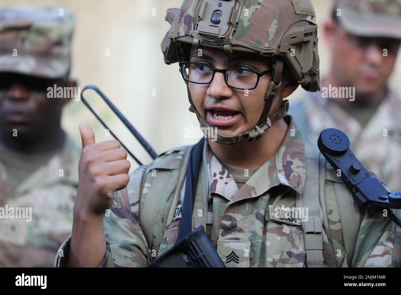 525th Expeditionary Military Intelligence Brigade held the ...