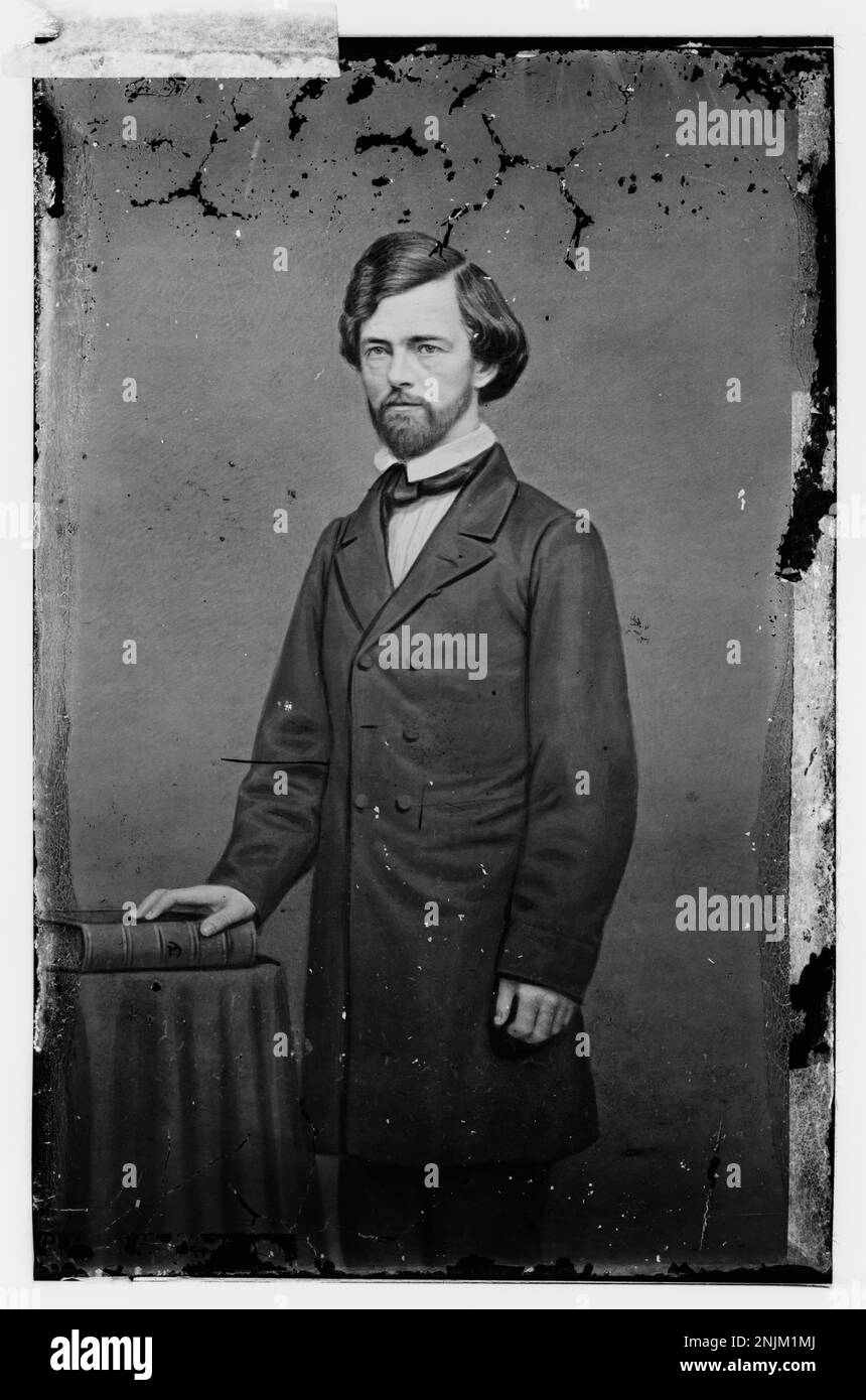 Portrait of Hon. Isaac Ingalls Stevens, a politician and explorer from ...