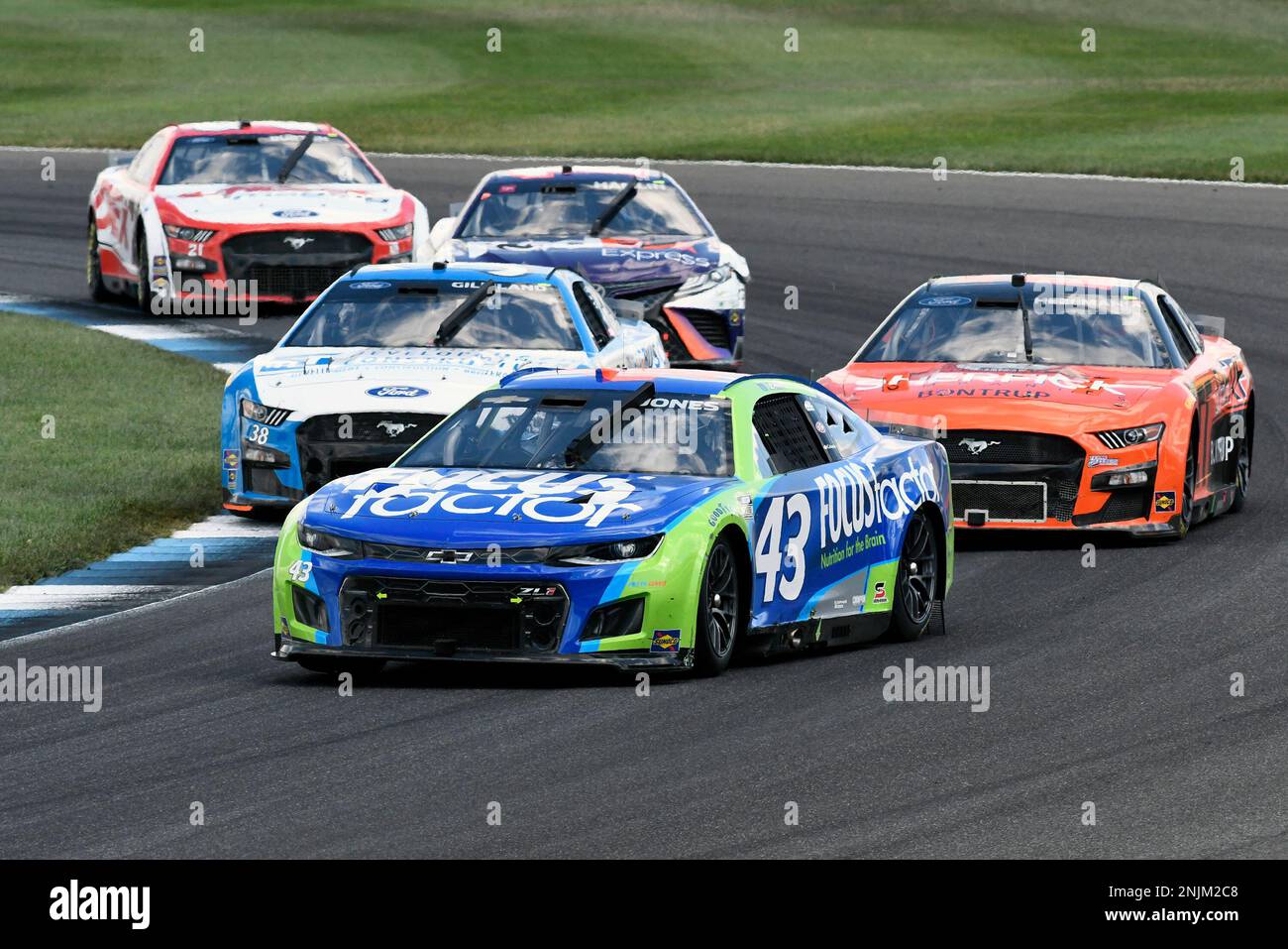 INDIANAPOLIS, IN - JULY 31: Erik Jones (#43 Petty GMS Motorsports ...