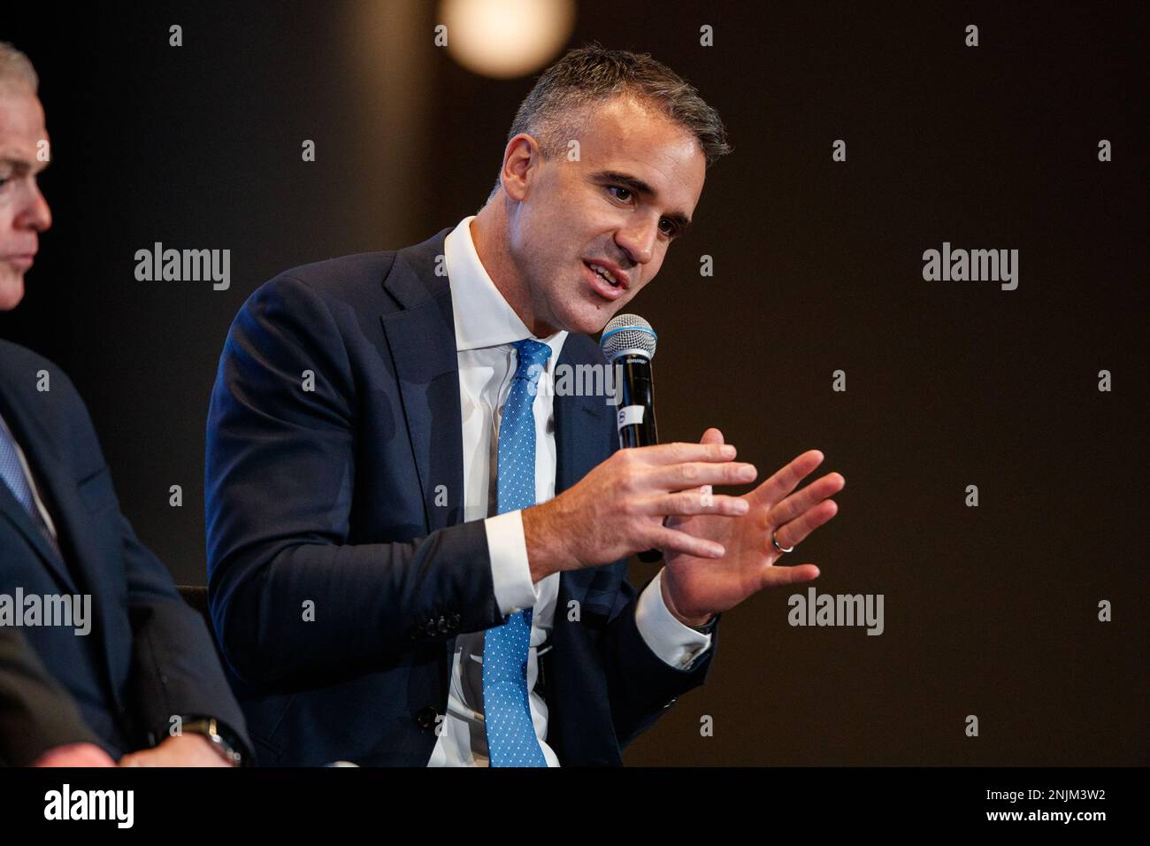 South Australian Premier Peter Malinauskas answeres questions during ...