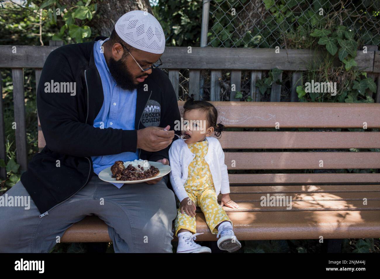 Ibraheem Basir and and his daughter Hafsa at Adventure Playground in ...