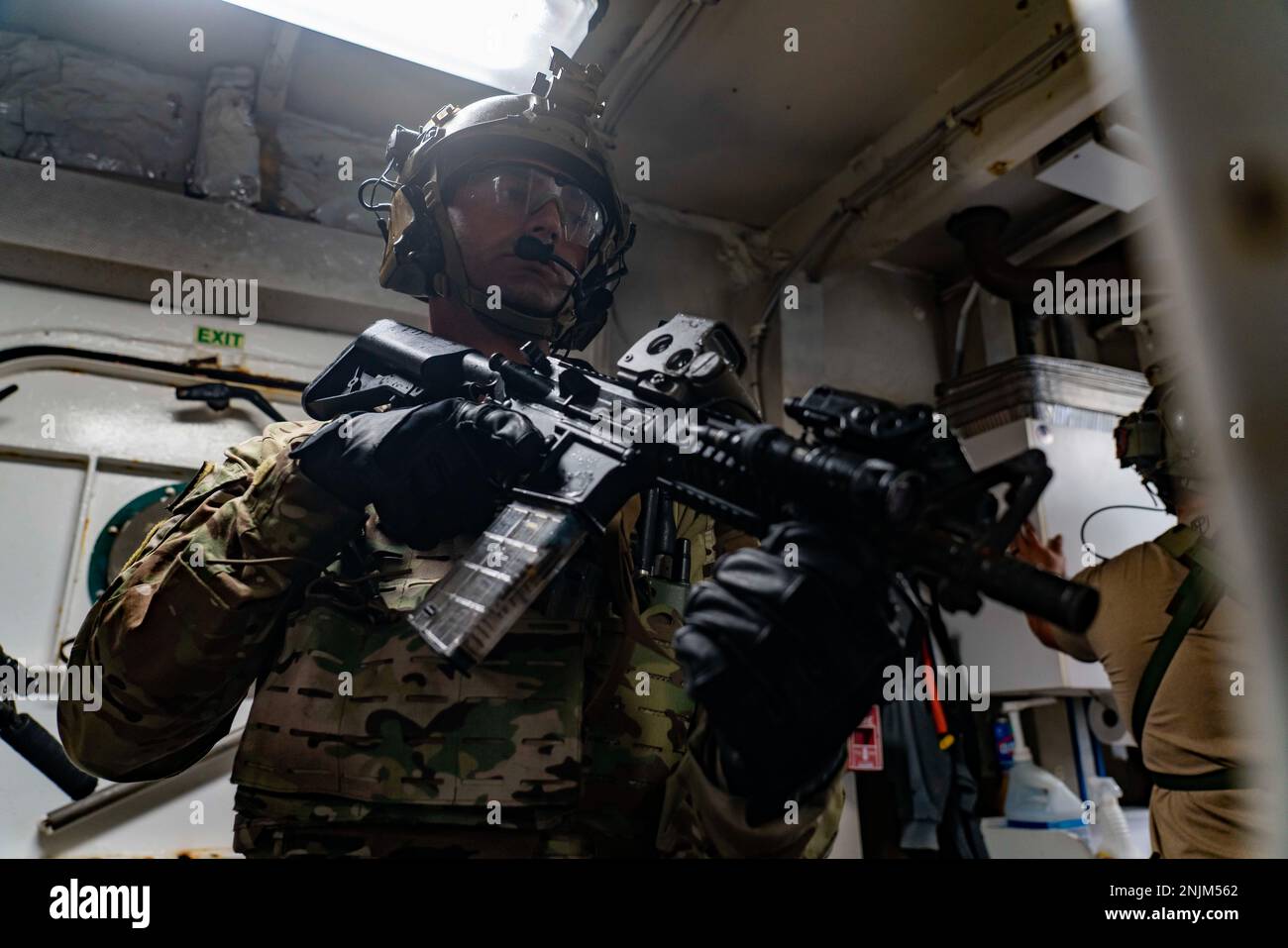 PACIFIC OCEAN (Sept. 7, 2022) A U.S. Coast Guardsman from Maritime ...