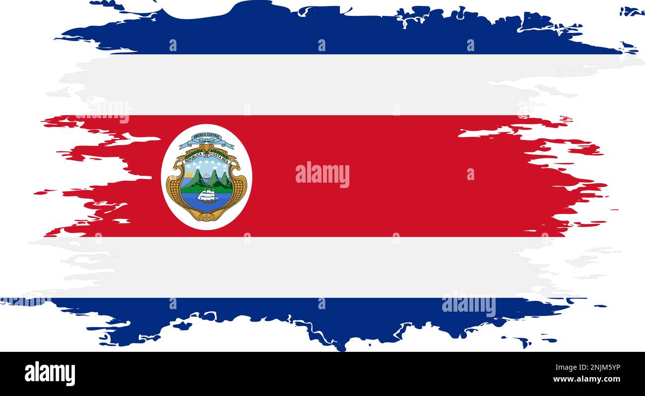 Costa rica design paint Stock Vector Images - Alamy