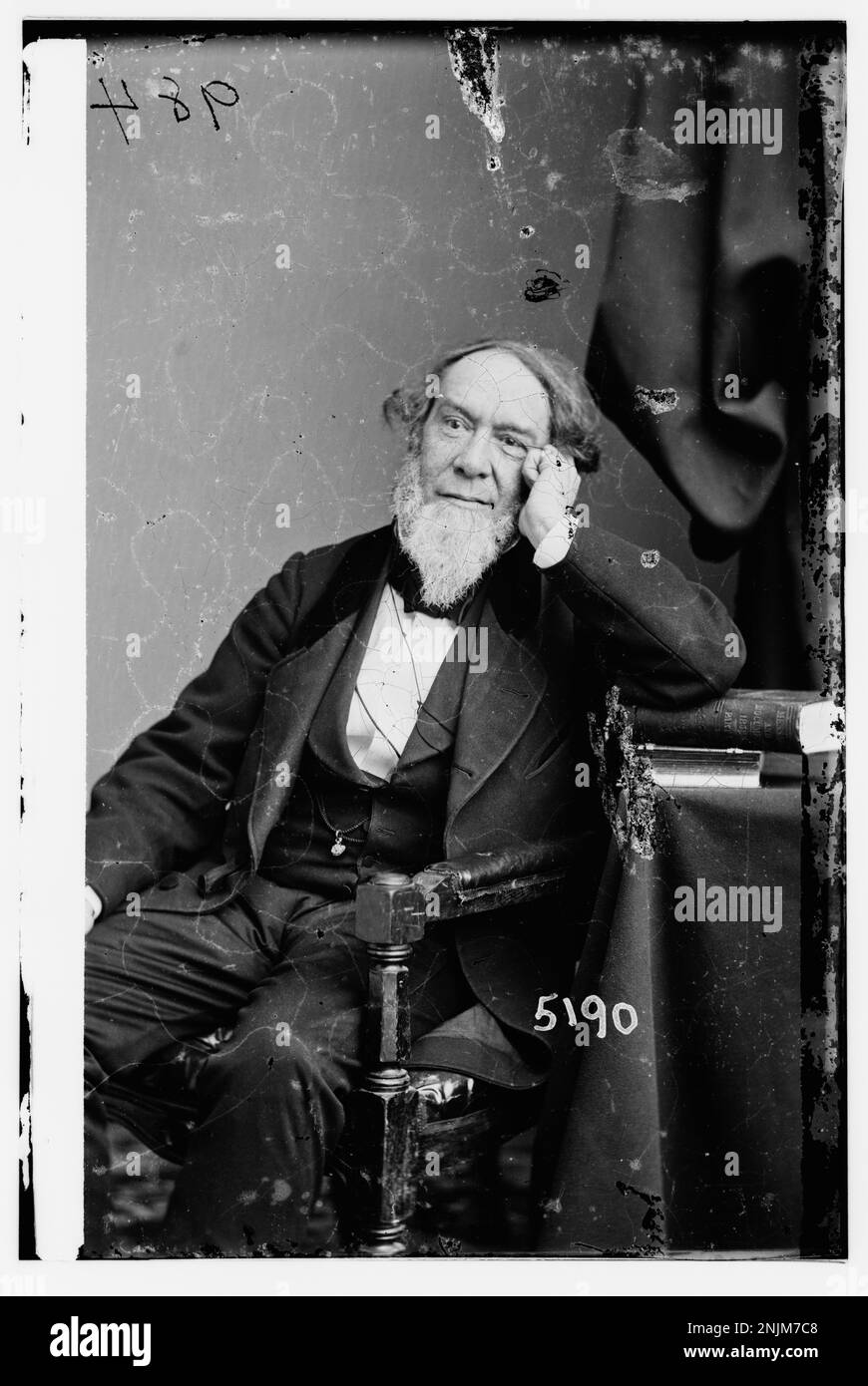 Portrait of Prof. Alexander Dallas Bache, a prominent scientist ...