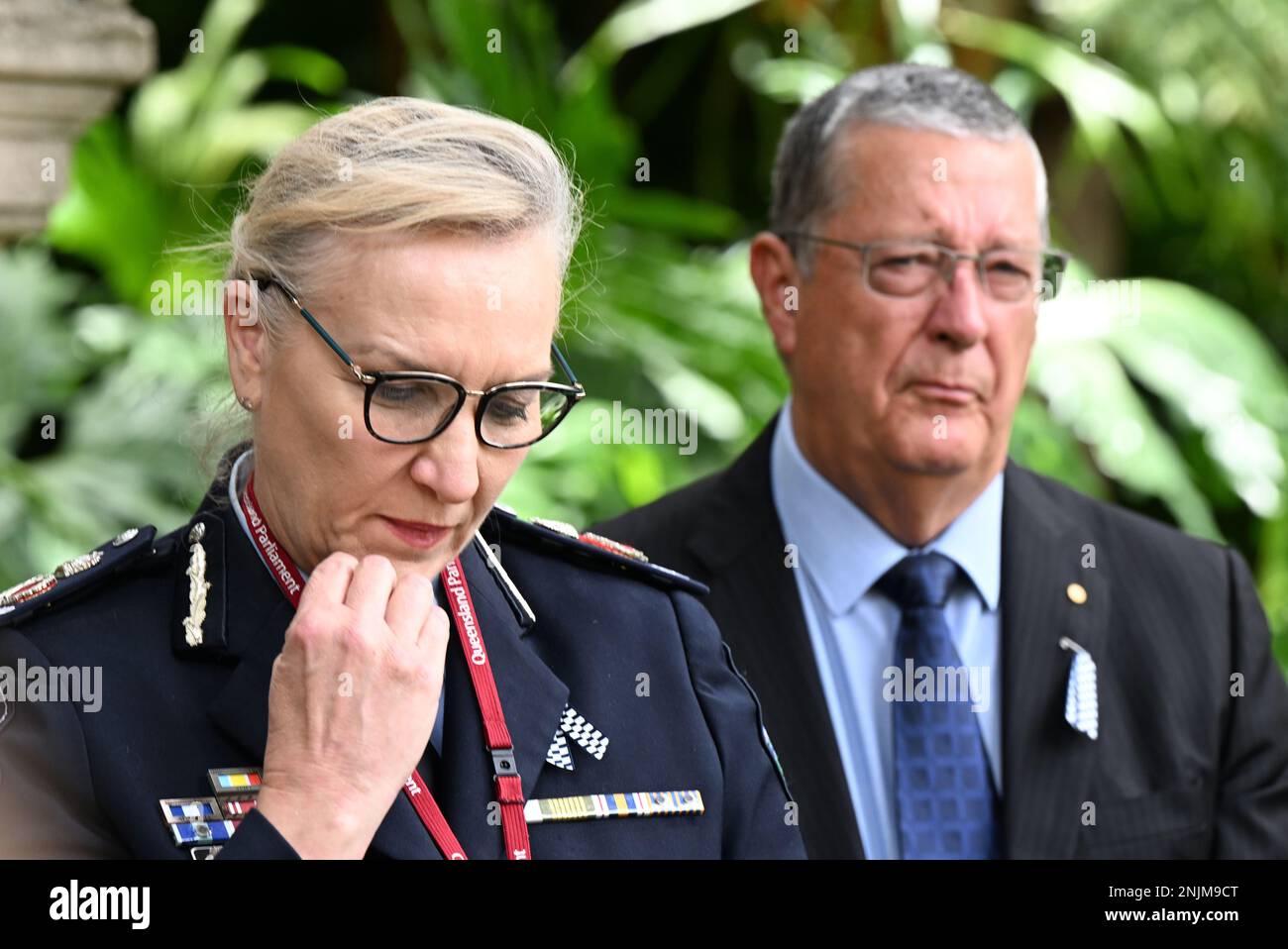 Police Commissioner Katarina Carroll (left) and former Police ...