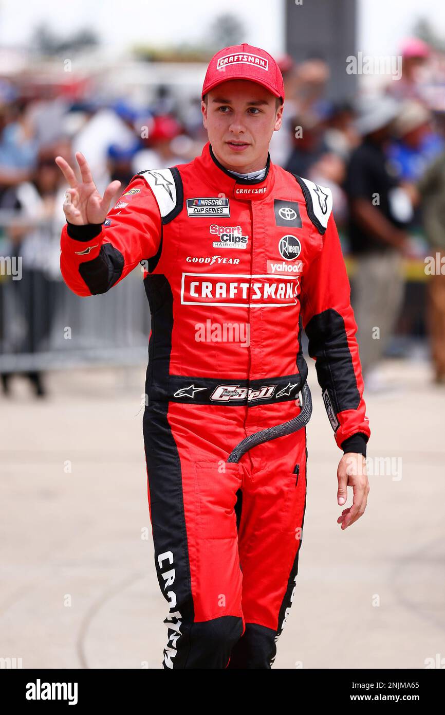 INDIANAPOLIS, IN - JULY 31: Christopher Bell (#20 Joe Gibbs Racing ...