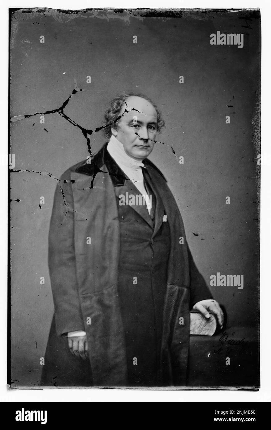 Portrait of Rev. Francis L. Hawks, a 19th-century religious leader ...