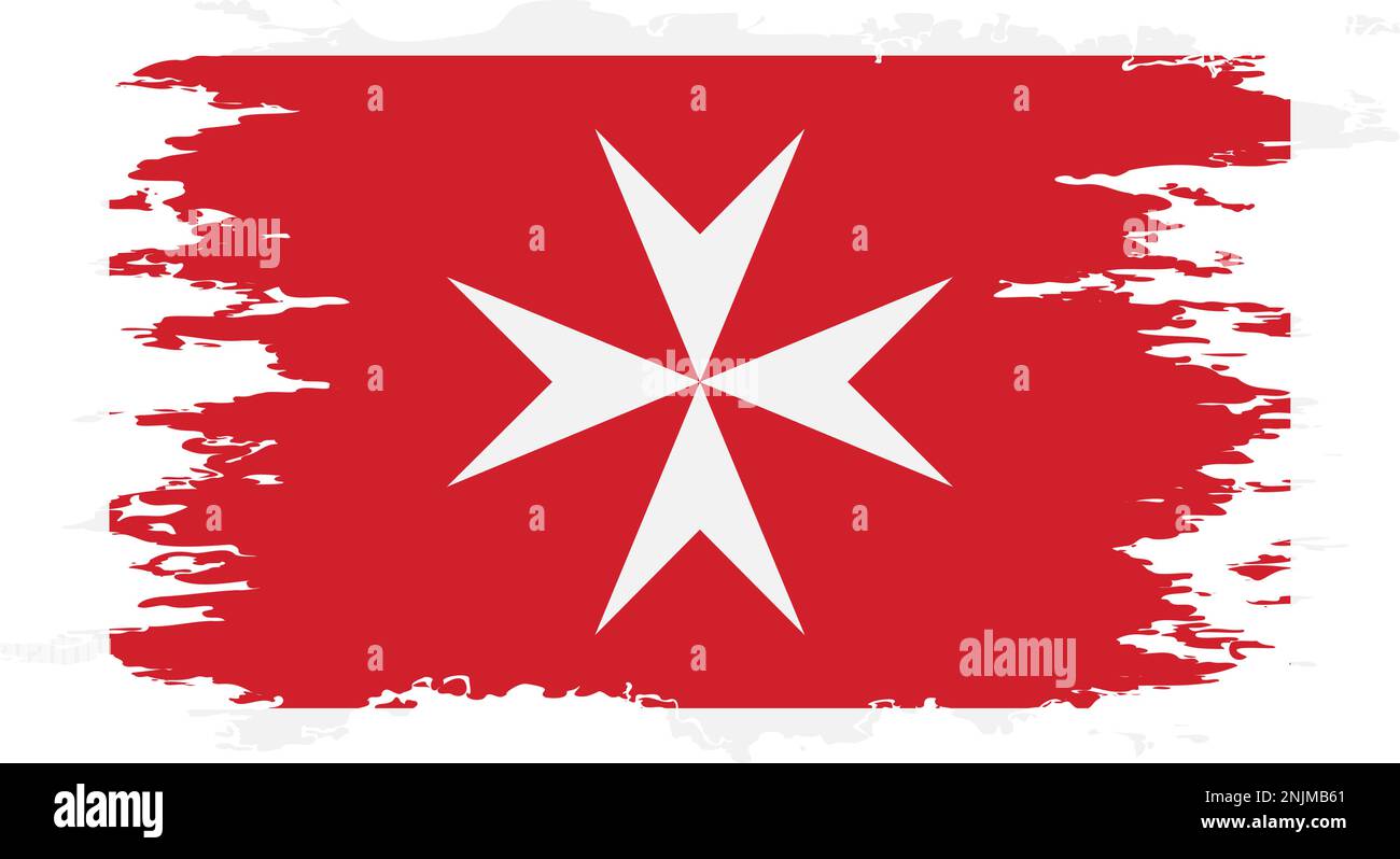 Malta flag grunge brush color image, vector Stock Vector Image & Art ...