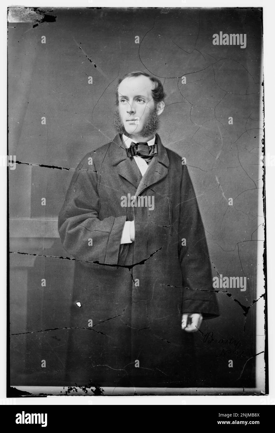 Portrait of Frederick E. Church, a notable American figure, preserved ...