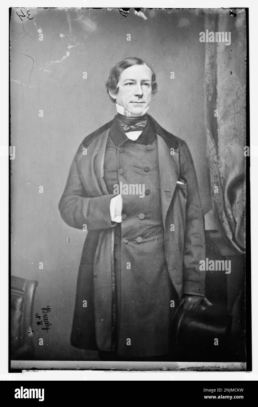 Portrait of Hon. Fernando Wood, a political figure and former Mayor of ...