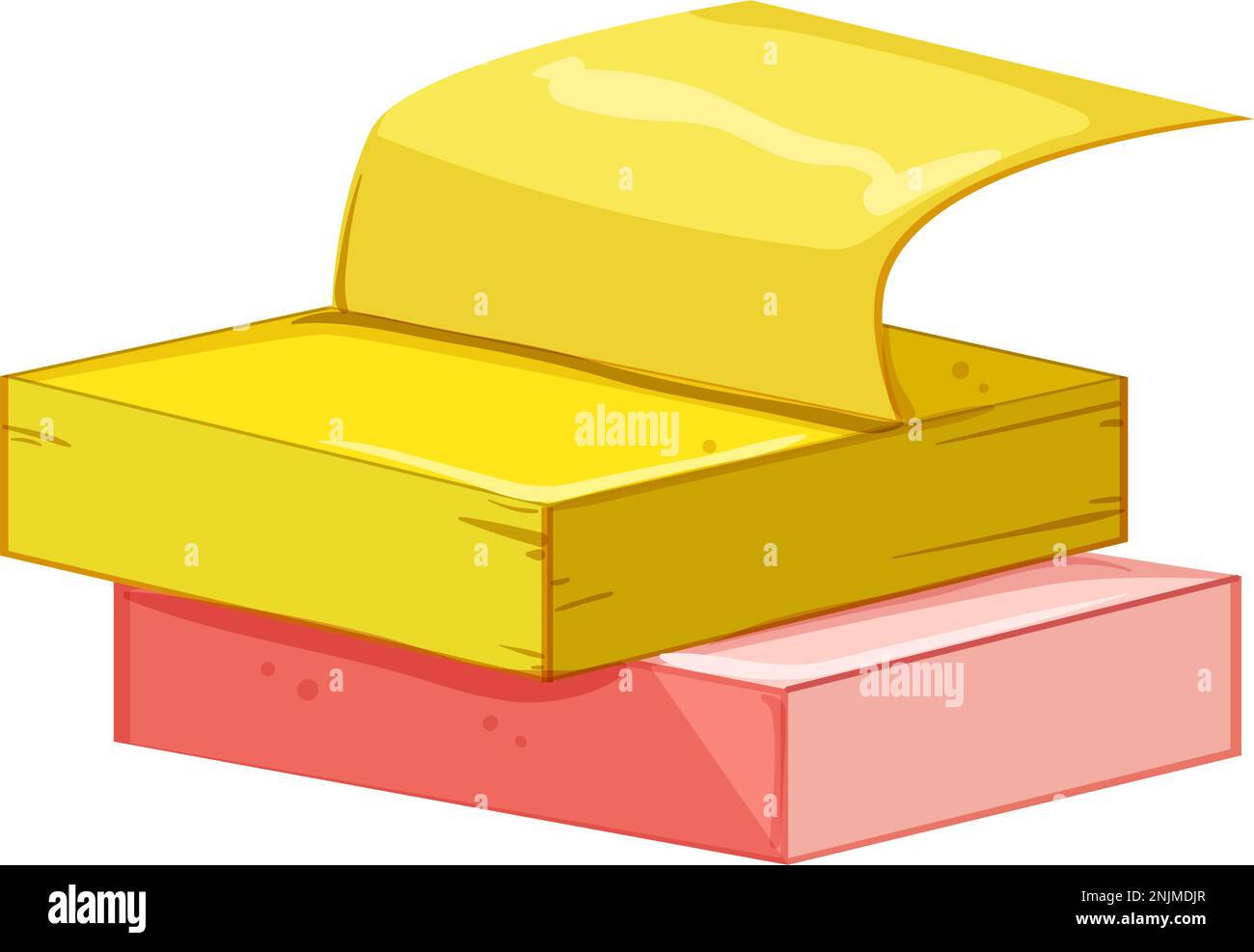 memo note sticker cartoon vector illustration sign Stock Vector Image ...