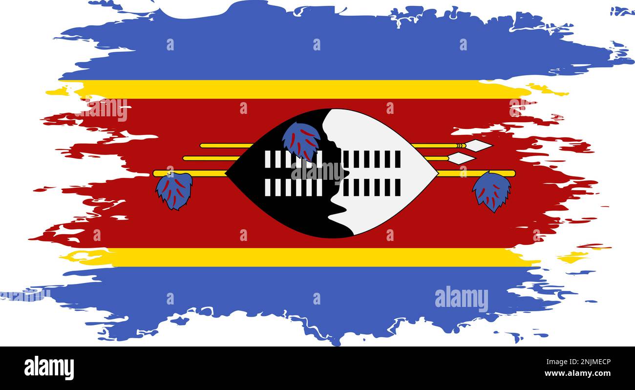 Eswatini independence flag Stock Vector Images - Alamy