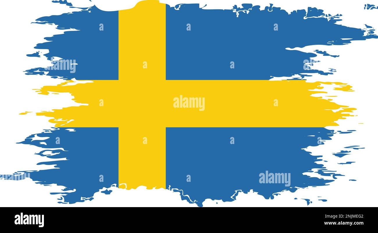Grunge sweden flag Stock Vector Images - Alamy