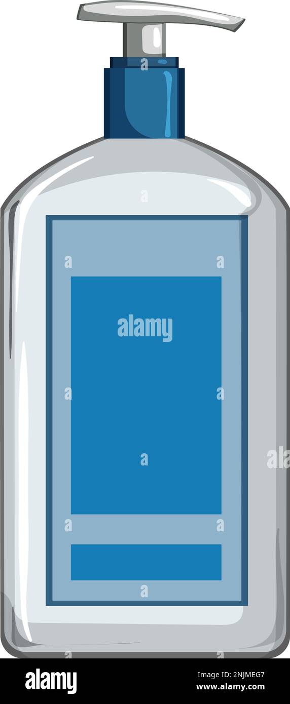 body lotion cartoon vector illustration sign color Stock Vector Image ...