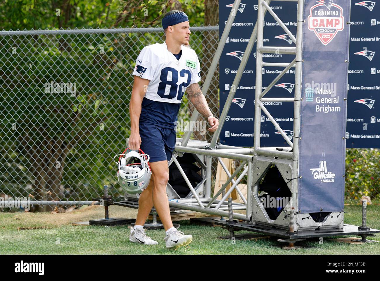 FOXBOROUGH, MA - JULY 29: New England Patriots wide receiver Tre Nixon ...