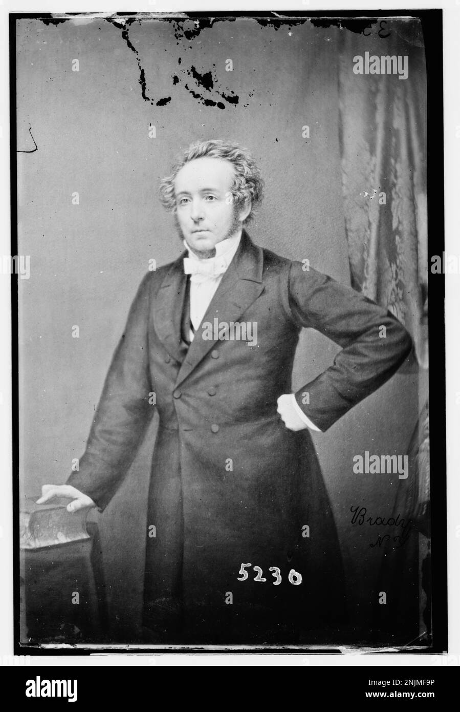 Portrait of Rev. McClintock, a religious leader from the 19th century ...
