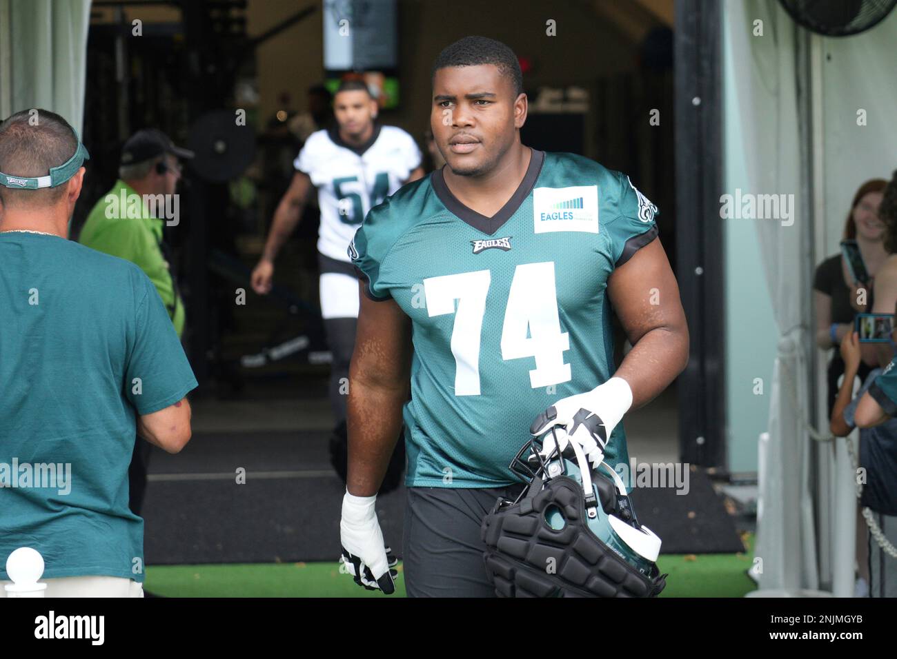 PHILADELPHIA, PA - JULY 29: Philadelphia Eagles offensive tackle Le ...