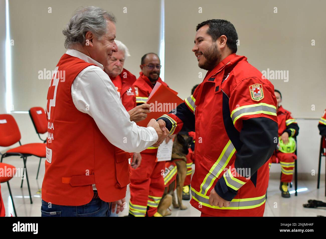 Non Exclusive: February 17, 2023 Toluca , Mexico : fifteen rescuers and ...
