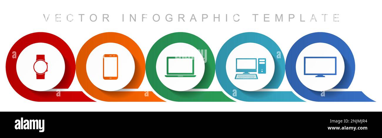 Smartwatch call icon set Cut Out Stock Images & Pictures - Alamy